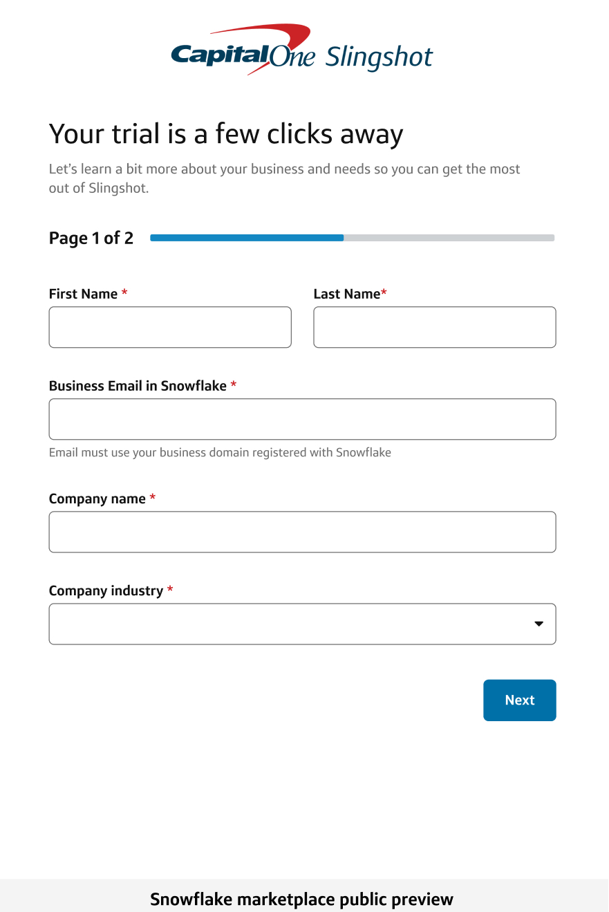 Installation & Setup – Capital One Slingshot - Documentation